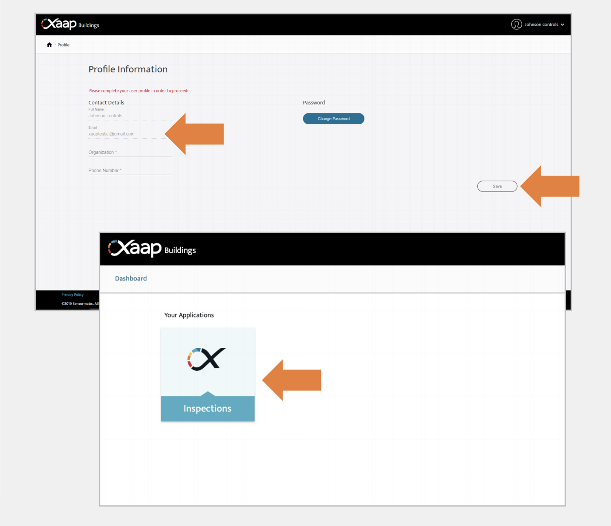 User Registration - Xaap Buildings