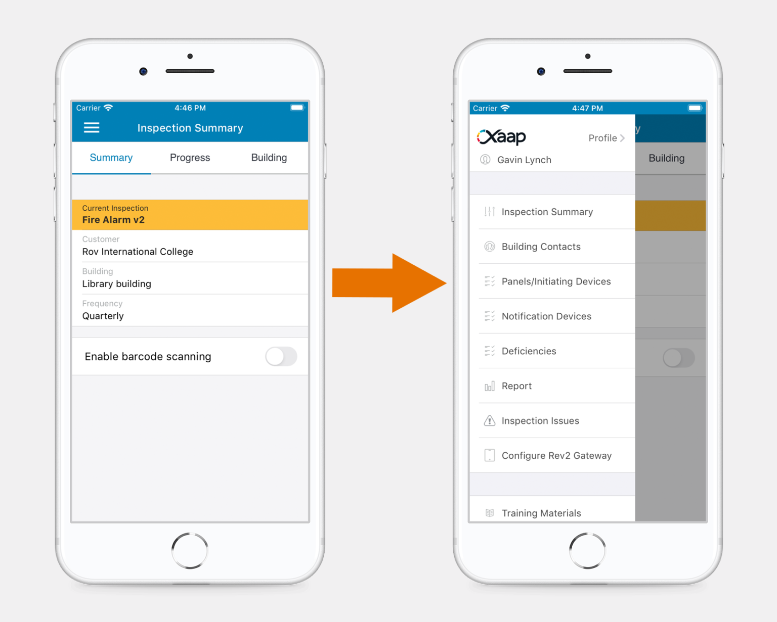 Add Devices on Mobile App - Xaap Buildings