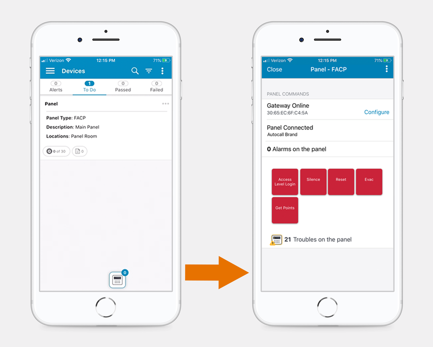 Performing an Inspection using the Xaap Gateway - Xaap Buildings